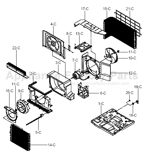 Kenmore 580.75151500 Parts | Find Air Conditioner Parts Here