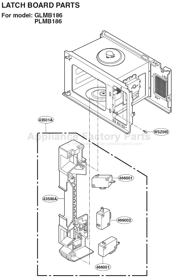 Frigidaire PLMB186CC Parts | Find Microwave Parts Here