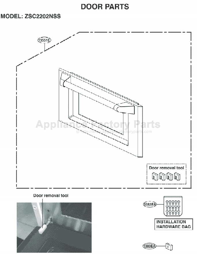 Oem ZSC2202NSS Parts | Find Microwave Parts Here