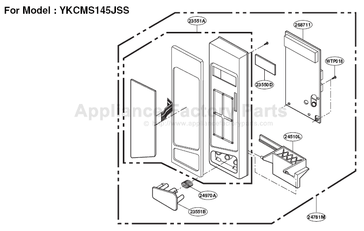 Kitchenaid YKCMS145JSS-0 Parts | Find Microwave Parts Here
