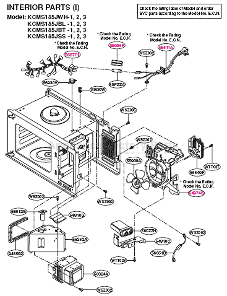 Kitchenaid KCMS185JSS-4 Parts | Find Microwave Parts Here