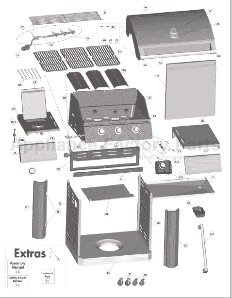 Centro 85-1626-4, 3900 LP (2009) Parts | Find Grill Parts Here
