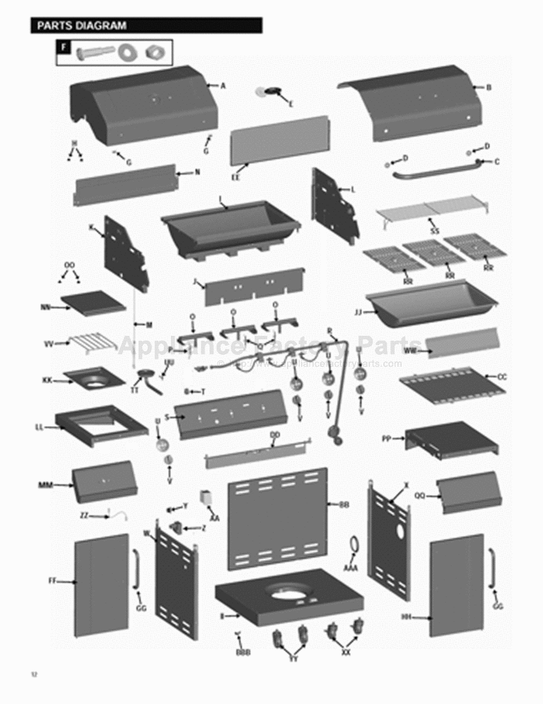 Charbroil 463250510 Parts | Find Grill Parts Here