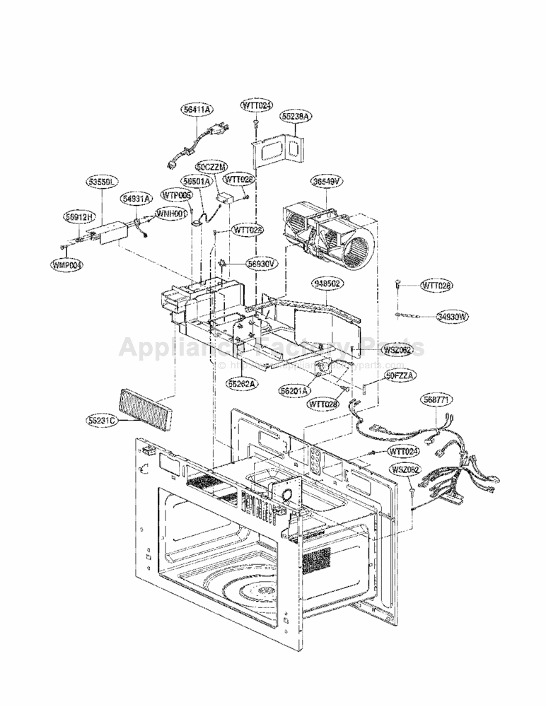 Lg LMVM2277ST Parts | Find Microwave Parts Here
