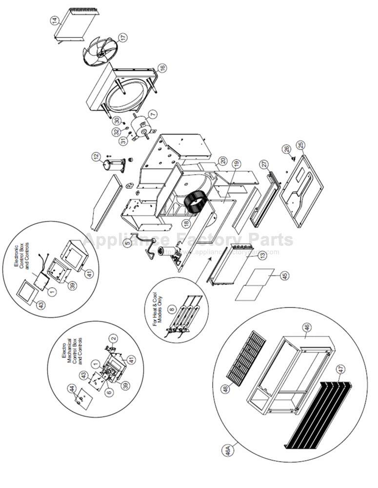 Friedrich WS10B30A Parts | Find Air Conditioner Parts Here