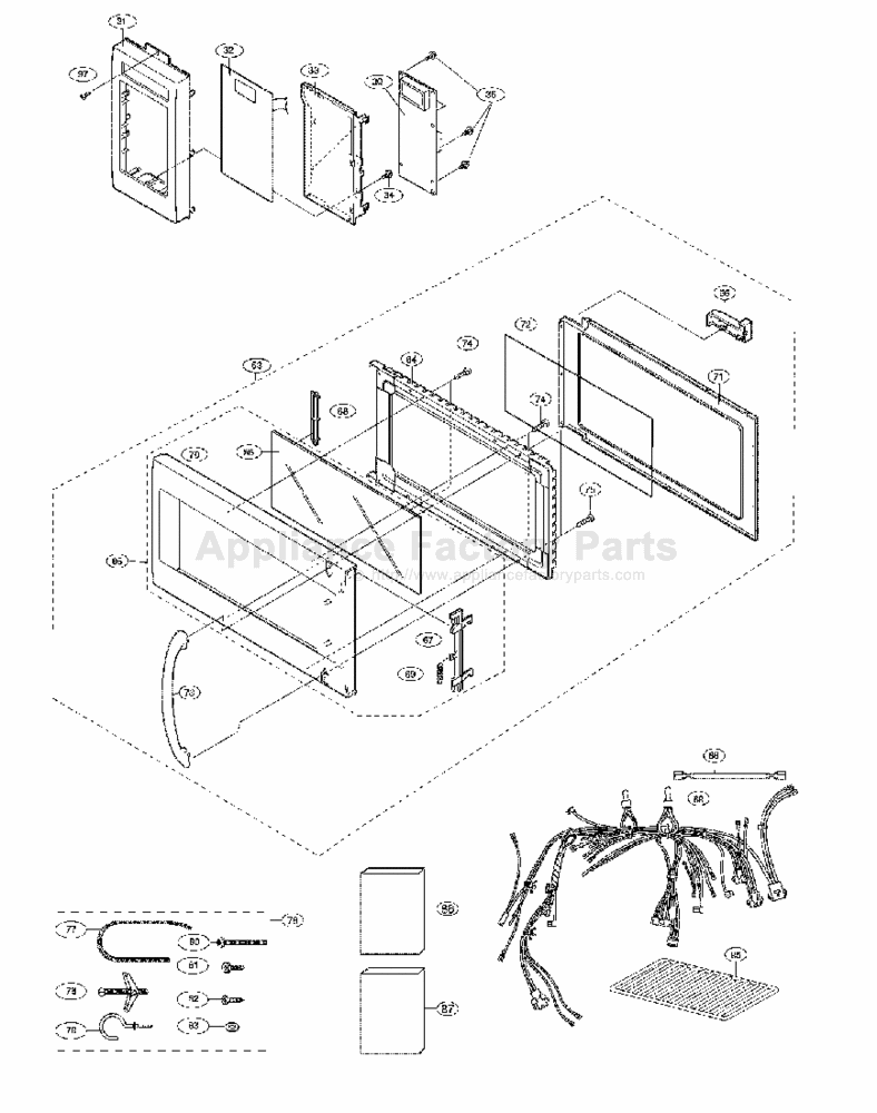 Frigidaire PLMV169DCD Parts | Find Microwave Parts Here