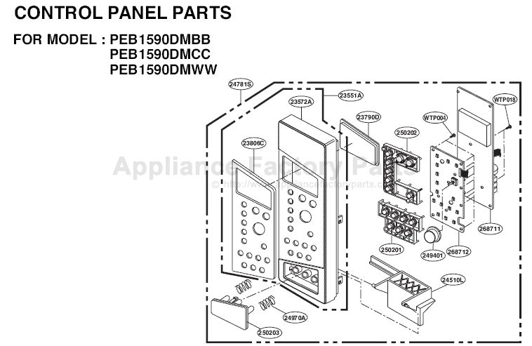 Ge PEB1590SM2SS Parts | Find Microwave Parts Here