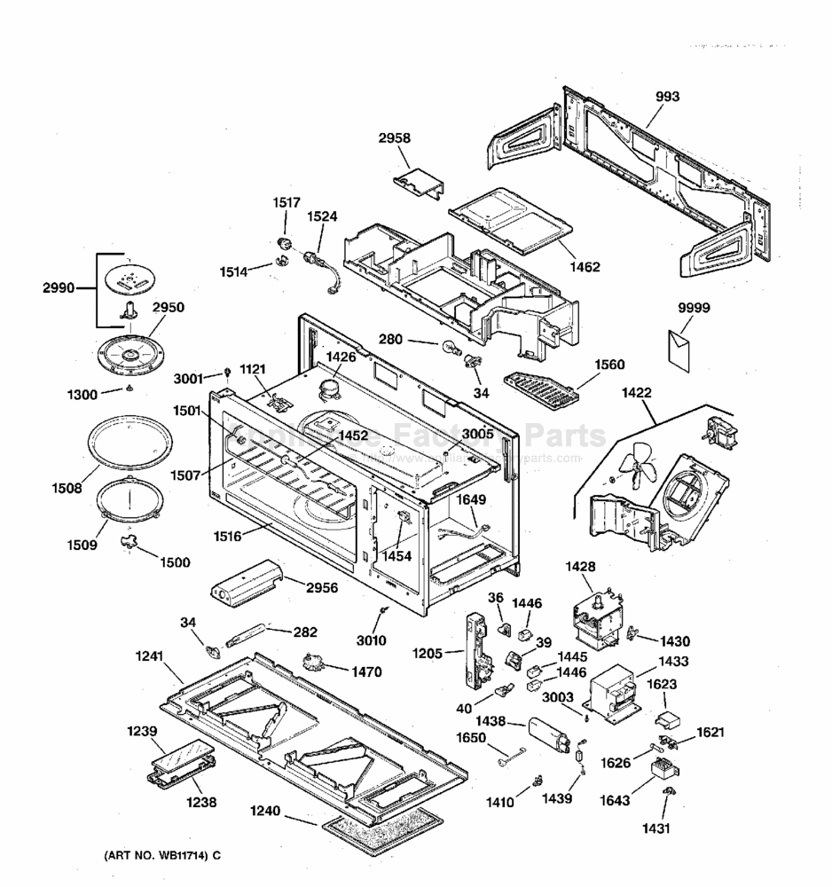 General Electric Part WB06X0499 | Other Parts | Microwave Parts