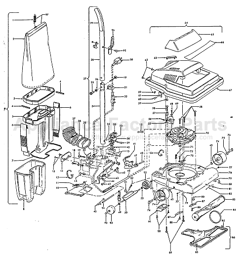 Hoover C1125 Parts | Find Vacuum Cleaner Parts Here
