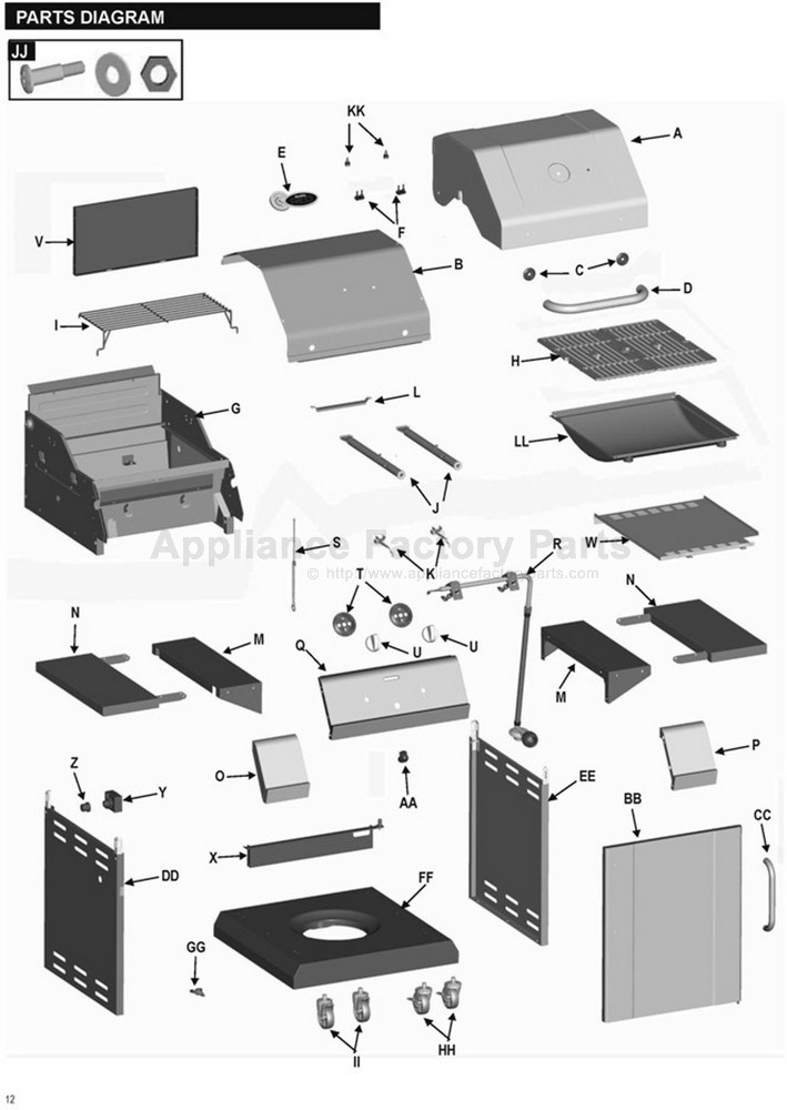 Charbroil 463250211 Parts | Find Grill Parts Here