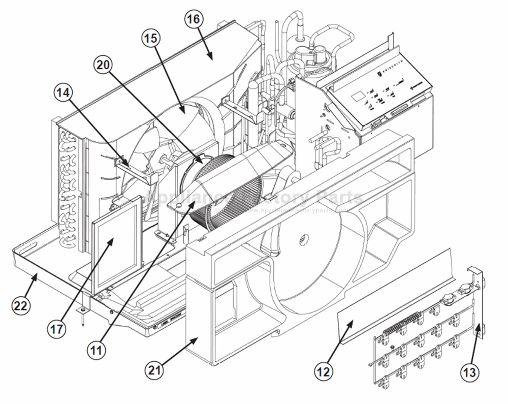 Friedrich PDH15K5SE-A Parts | Find Air Conditioner Parts Here