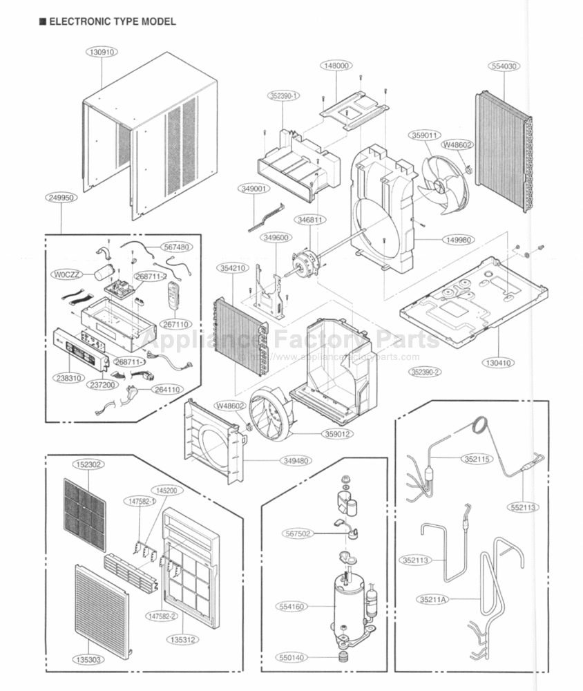 Lg LW1013CR Parts | Find Air Conditioner Parts Here