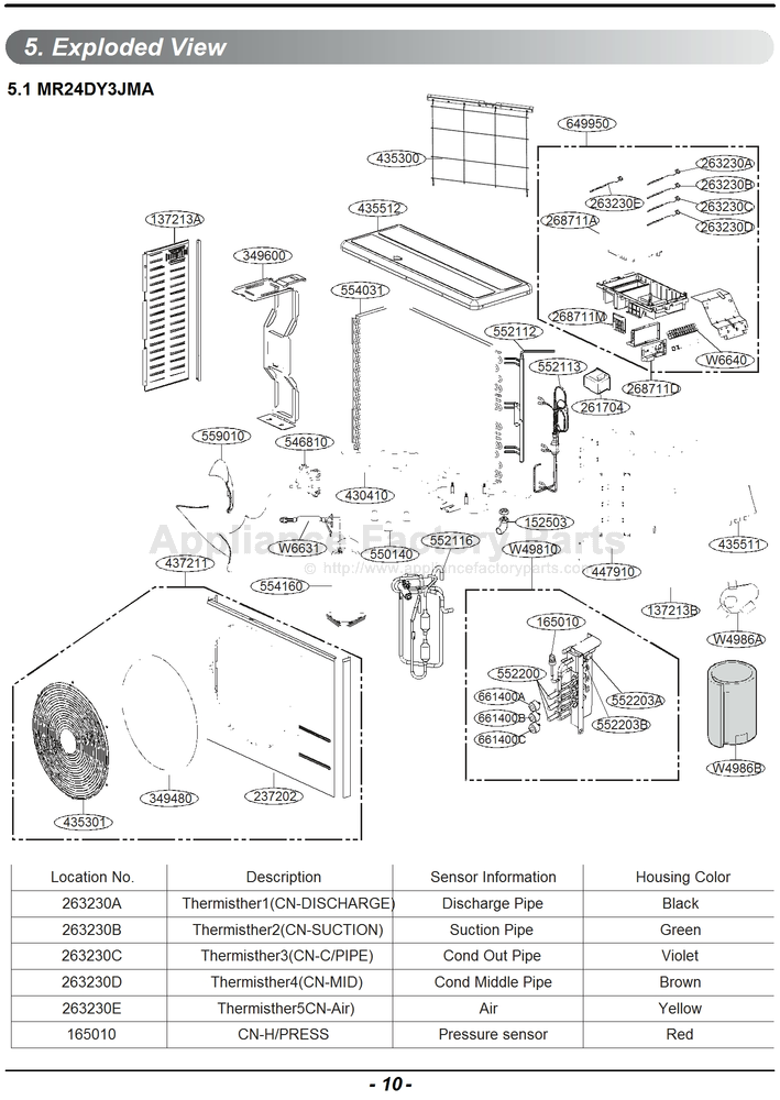 Friedrich MR24DY3JMA Parts | Find Air Cleaner Parts Here