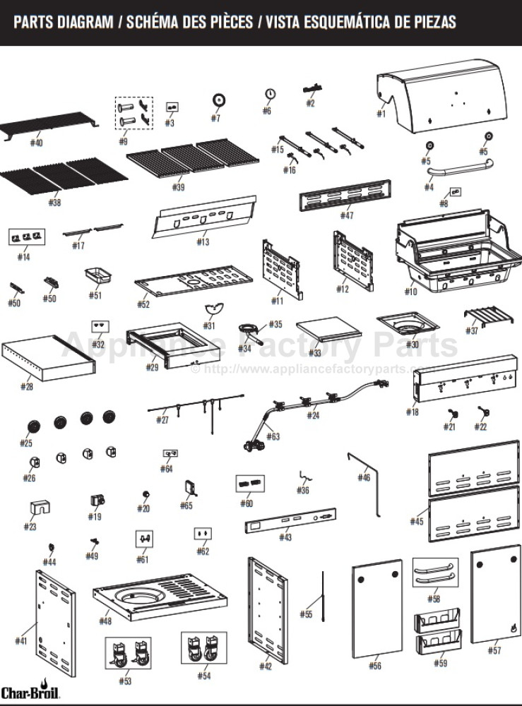 Charbroil 463355220 Parts | Find Grill Parts Here