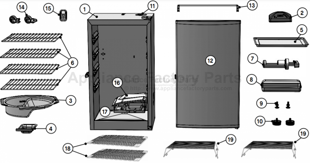 Masterbuilt MB20077018 Parts | Find Grill Parts Here