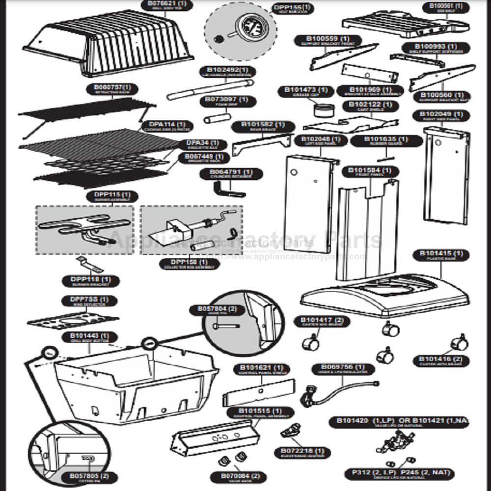 Broilmaster H4PK1N4 Parts | Find Grill Parts Here