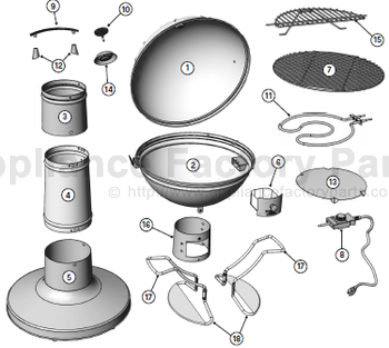 Masterbuilt MB20151119 Parts | Find Grill Parts Here